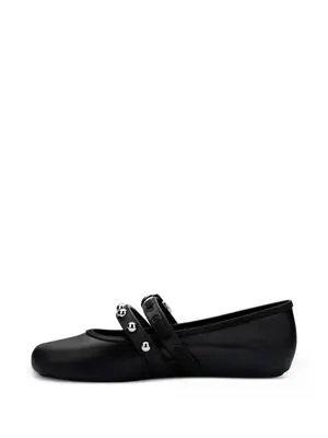 Melissa Studded Buckle Ballet Flats