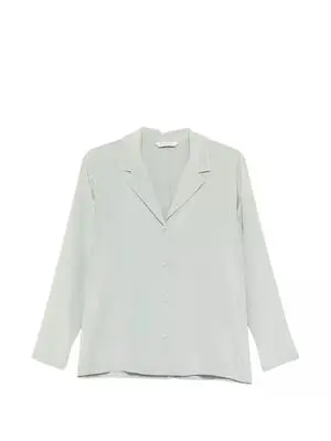 Max Mara Collared Buttoned Shirt - Green