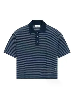 Ami De Coeur Short-sleeve Polo Shirt - Blue
