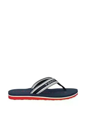 Tommy Hilfiger Striped Flip-flops - Blue