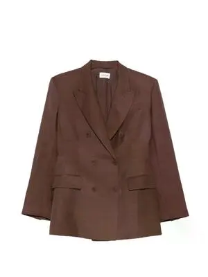P.a.r.o.s.h Double-breasted Blazer - Brown