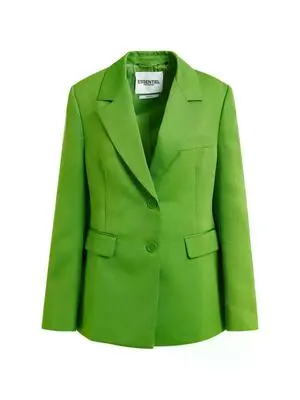 Essentiel Antwerp Jazer Notched Single-breasted Blazer - Green