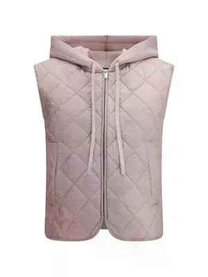 Max Mara Hooded Gilet - Pink