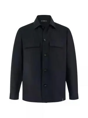 Boggi Milano Long Sleeves Shirt Jacket - Black