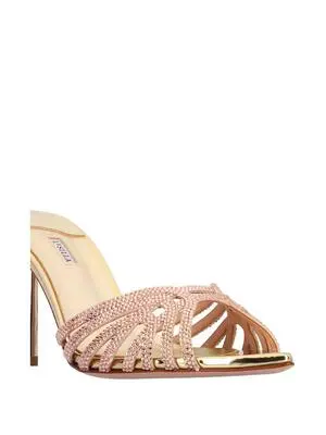 LE SILLA Embellished Strap Stiletto Sandals