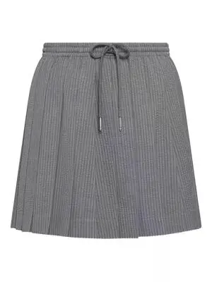 Thom Browne Drawstring Pleated Mini Skirt