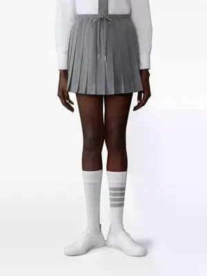 Thom Browne Drawstring Pleated Mini Skirt