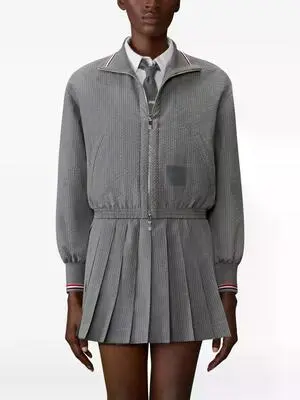 Thom Browne Zip-fastening Patch-detailed Jacket