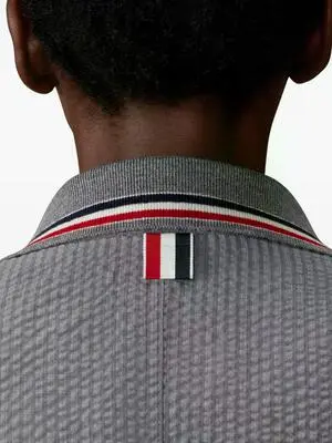 Thom Browne Zip-fastening Patch-detailed Jacket