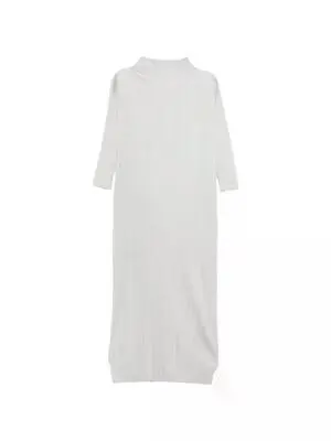 Issey Miyake Pleated Midi Dress - Grey