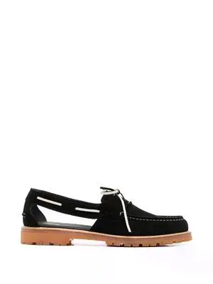 A KIND OF GUISE Cut-out Boat Shoes - Black