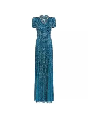 Jenny Packham Mock Neck Evening Dresses