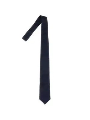 Corneliani Pointed-tip Neck Tie - Blue