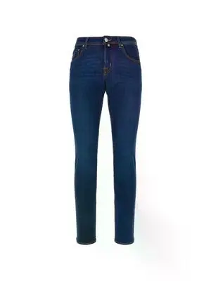 Jacob Cohen Logo-patch Jeans - Blue