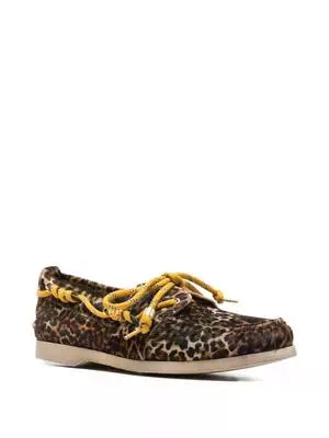 GOLDEN GOOSE Leopard Print Loafers - Neutrals
