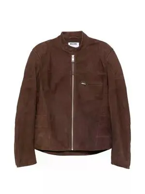 Moschino Biker Jacket - Brown