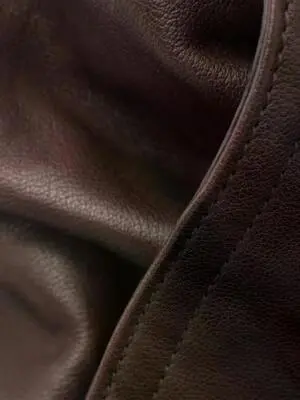 Prada Leather Backpack - Brown