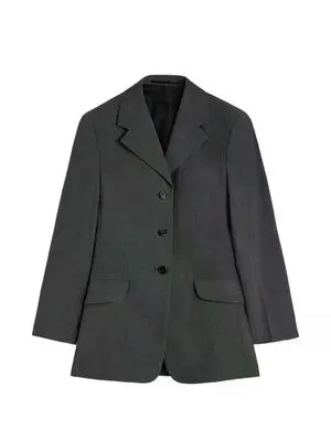 JIL SANDER Poplin Wool Blazer