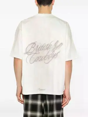 REPRESENT Skull-print T-shirt - Neutrals