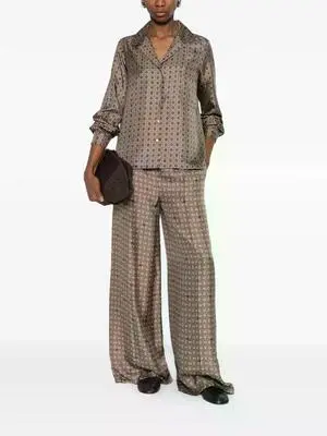 Max Mara Disco Printed Shirt - Neutrals
