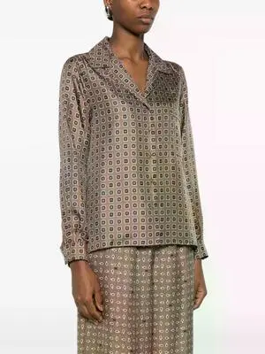 Max Mara Disco Printed Shirt - Neutrals