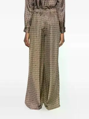Max Mara Vischio Patterned Trousers