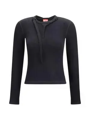 DIESEL T-iaras Long-sleeved Top - Black