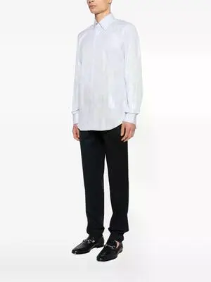 MAZZARELLI Striped Button-down Shirt