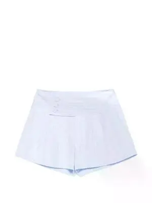 FRAME Button Striped Shorts
