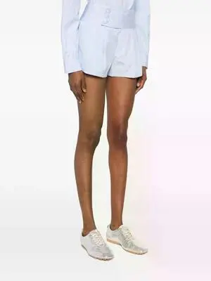 FRAME Button Striped Shorts
