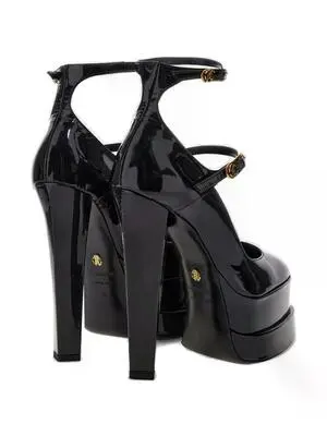 Roberto Cavalli Buckle Strap Platform Pumps