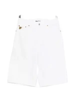 LOIS Camille Logo Patch Shorts