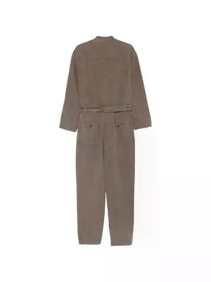 MARANT ETOILE Nessime Buttoned Belted Jumpsuit