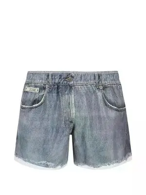 Moschino Frayed Swim Shorts - Blue
