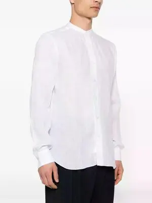 BARBA NAPOLI Band-collar Shirt