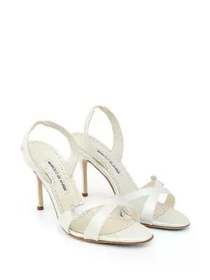 Manolo Blahnik Ramisli Crystal-embellished Strap Sandals