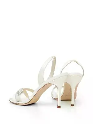 Manolo Blahnik Ramisli Crystal-embellished Strap Sandals