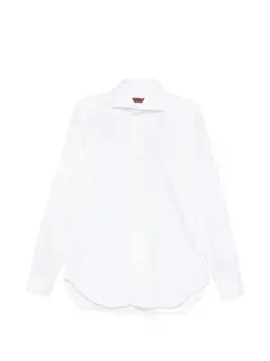 BARBA NAPOLI Curved-hem Shirt - White