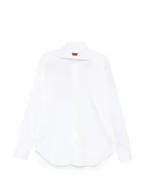BARBA NAPOLI Curved-hem Shirt - White