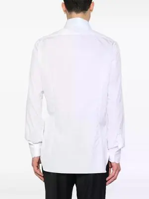 BARBA NAPOLI Curved-hem Shirt - White