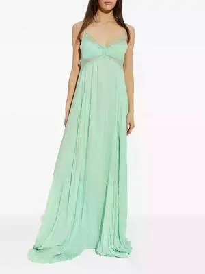 Blumarine Lace-detail Maxi Dress