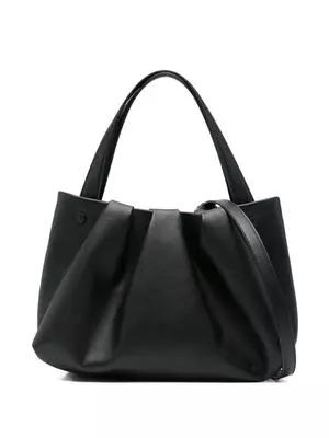 THEMOIRE Pleated Tote Bag - Black