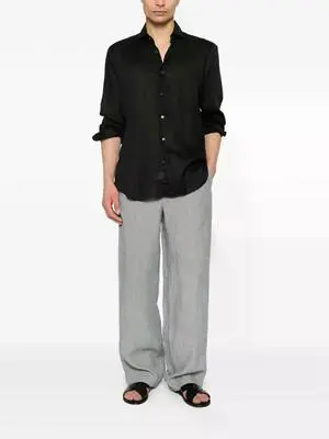 BARBA NAPOLI Long-sleeve Shirt - Black