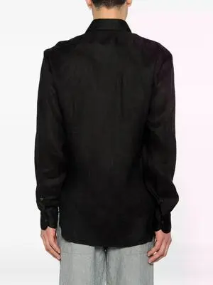 BARBA NAPOLI Long-sleeve Shirt - Black