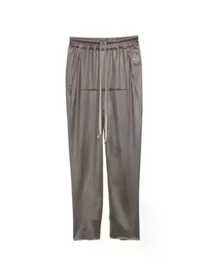 Rick Owens Drawstring-waistband Trousers - Grey