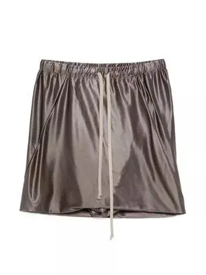 Rick Owens Drawstring-waistband Shorts - Grey