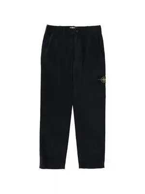 Stone Island Logo-patch Trousers - Blue