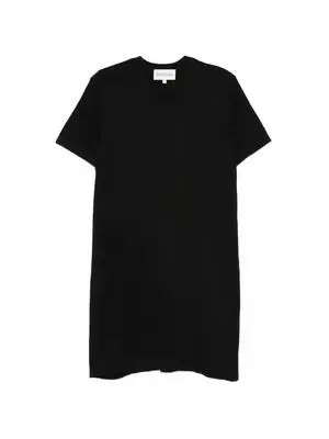 Eric Bompard Short-sleeve Midi Dress - Black