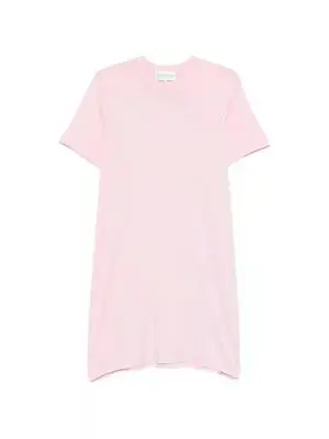 Eric Bompard Round Neck T-shirt Dress - Pink