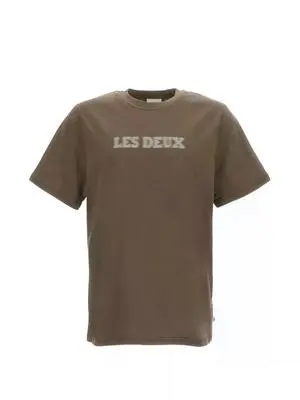 LES DEUX Brady T-shirt - Brown